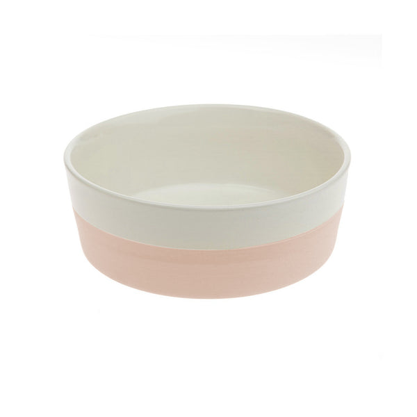 Two-Tone Dog Bowl Rose | Mungo & Maud