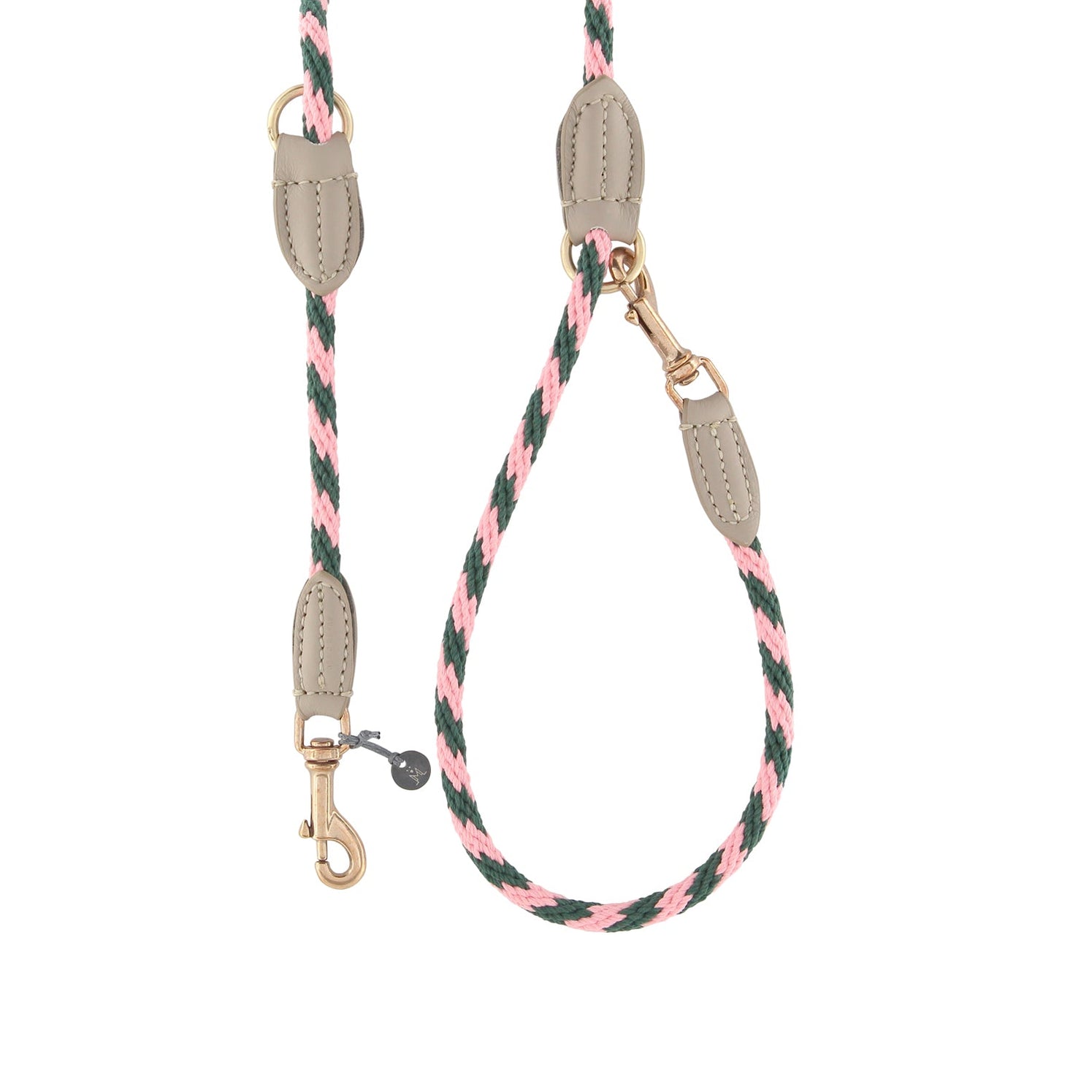 Rock Candy Rope Long Lead Flamingo | Mungo & Maud