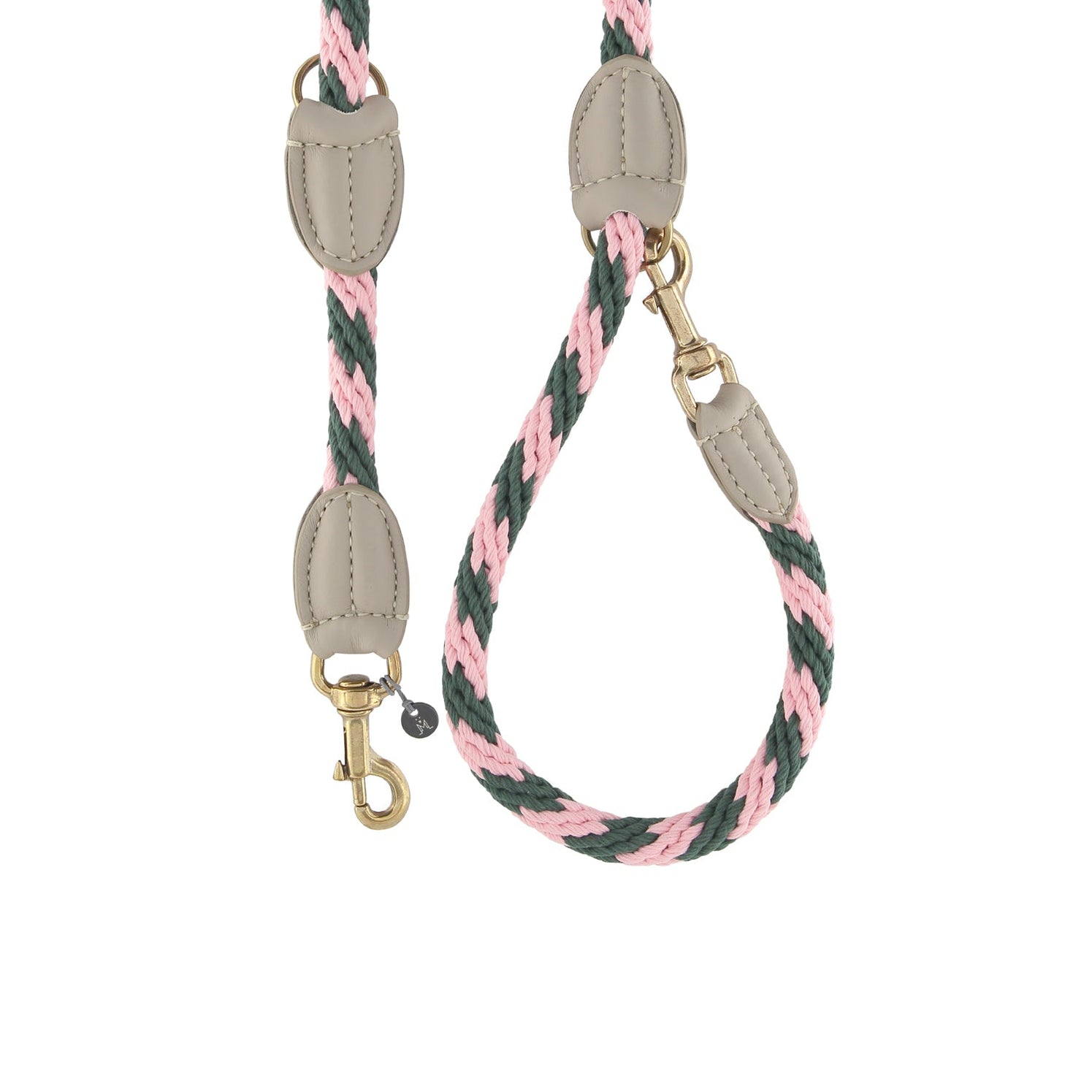Rock Candy Rope Long Lead Flamingo | Mungo & Maud