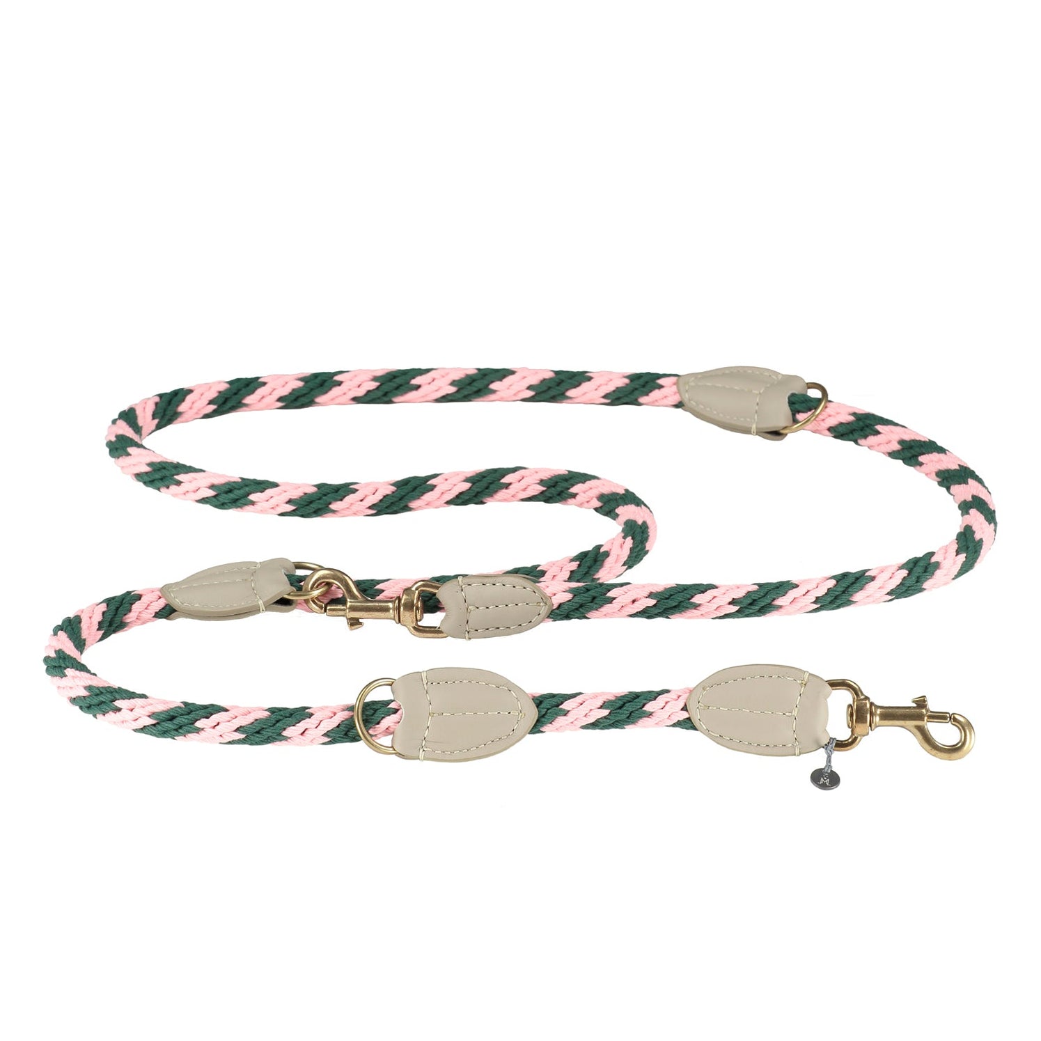 Rock Candy Rope Long Lead Flamingo | Mungo & Maud